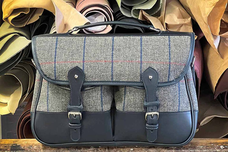 Tusting Canvas Clipper Relaxed Briefcase - Small
