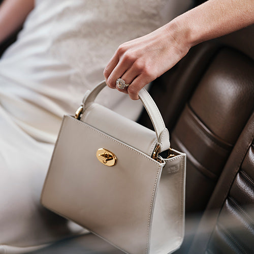 Tusting Mini Holly Leather Top Handle Handbag