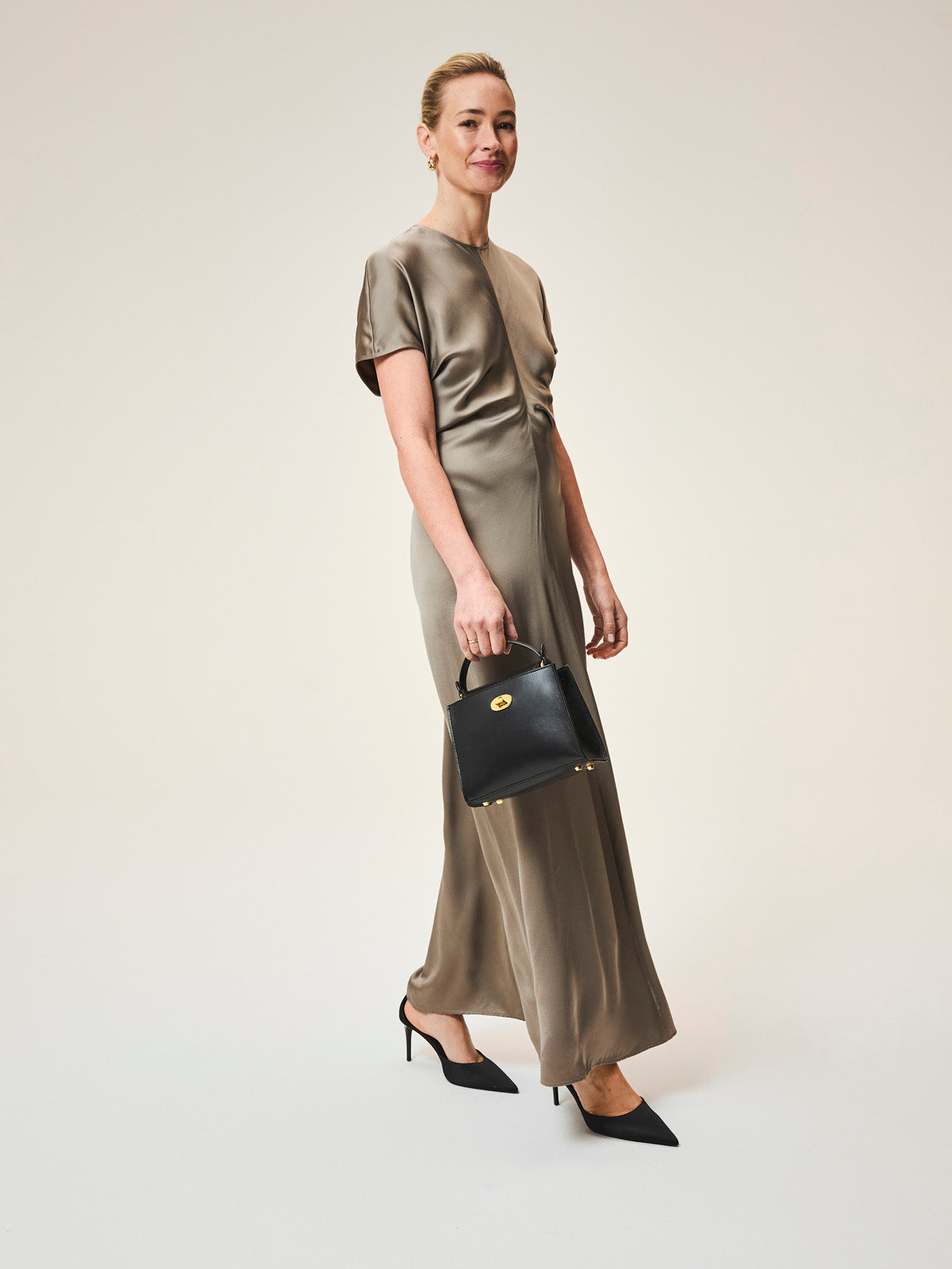 Tusting Clara Leather Top Handle Handbag