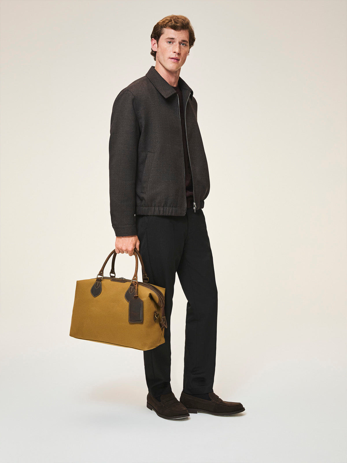 Explorer Canvas and Leather Small Overnight Bag – Tusting