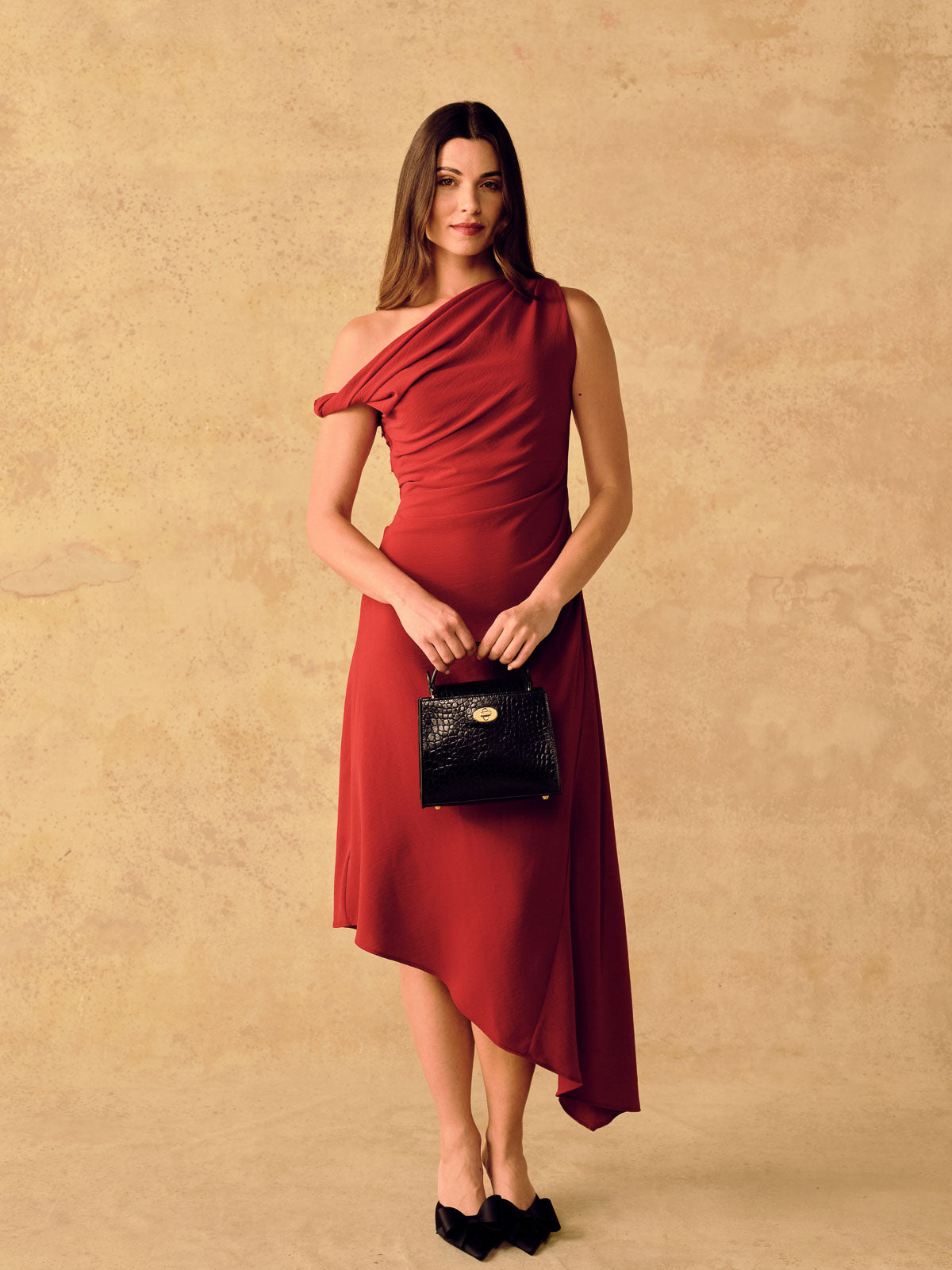 Tusting Clara Leather Top Handle Handbag