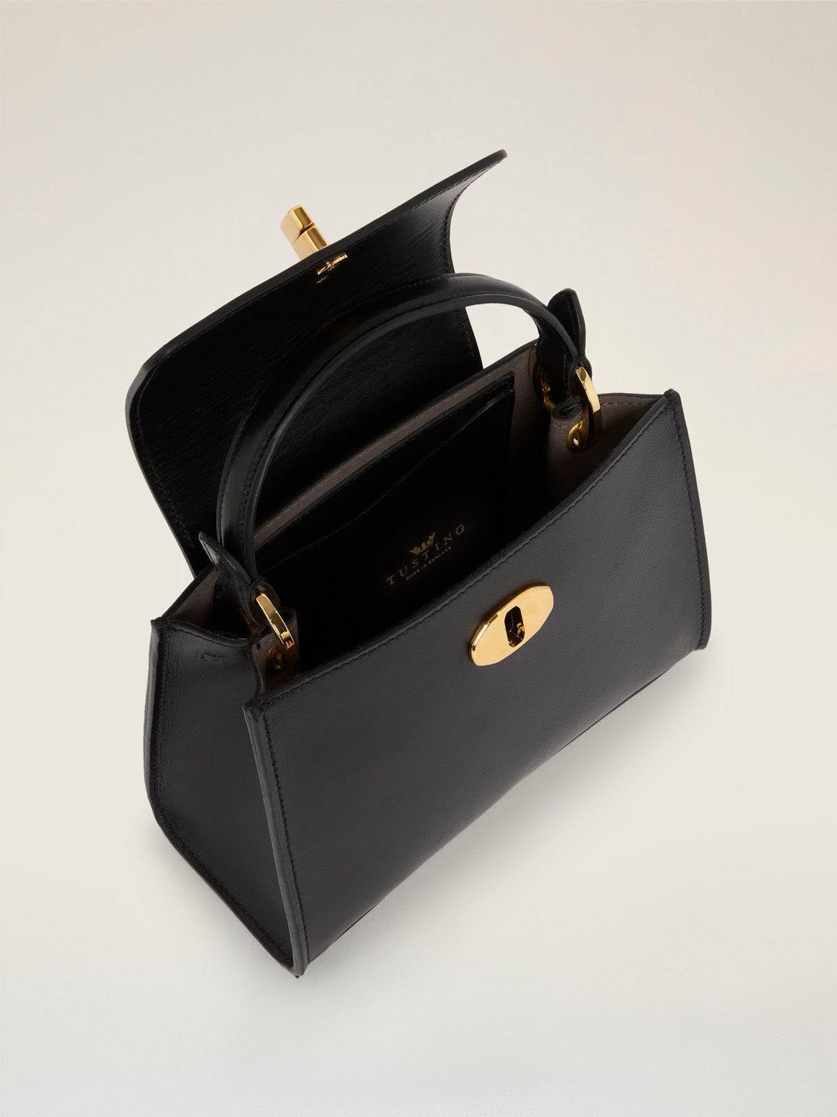 Tusting Clara Leather Top Handle Handbag