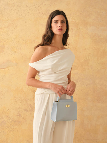 Tusting Clara Leather Top Handle Handbag