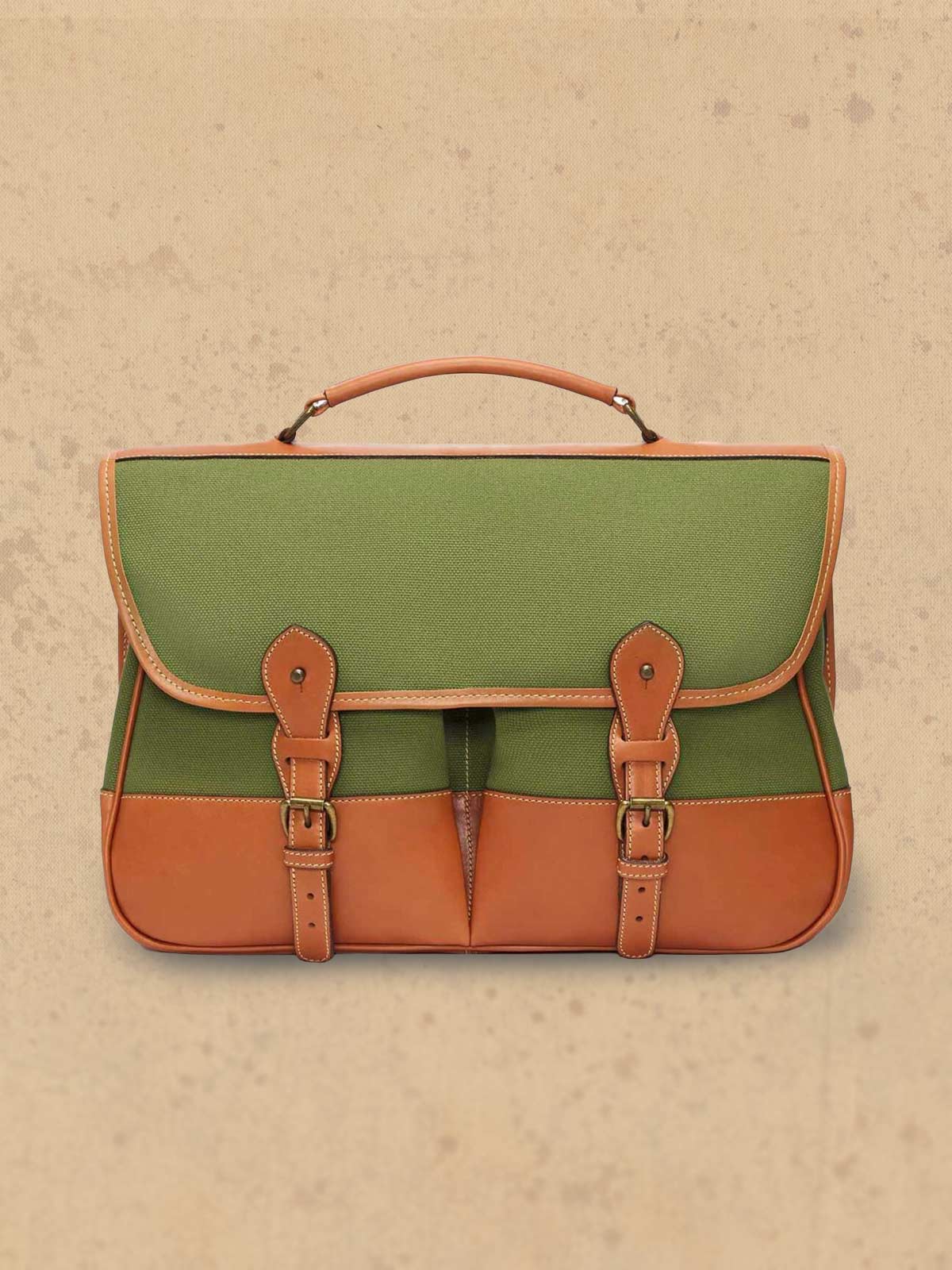 Tusting Canvas Clipper Relaxed Briefcase - Large