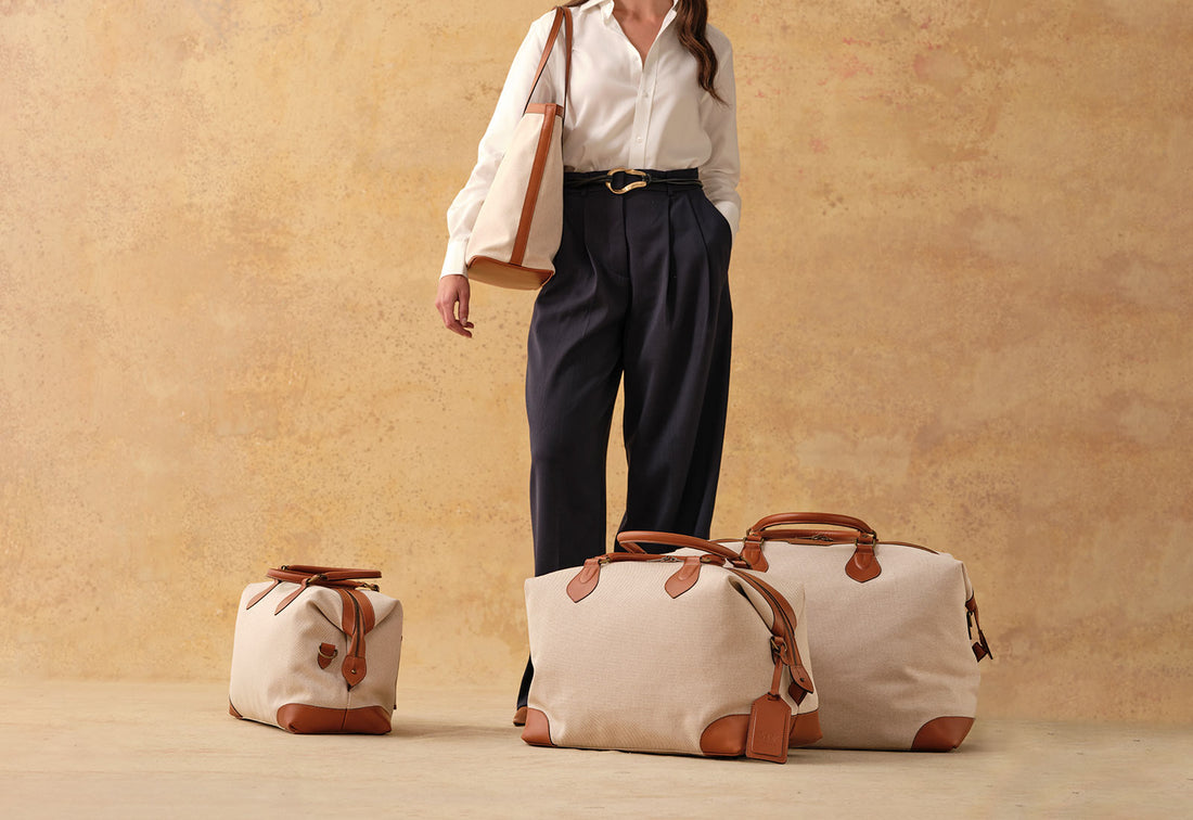 Tusting Como Linen Canvas Tote Bag