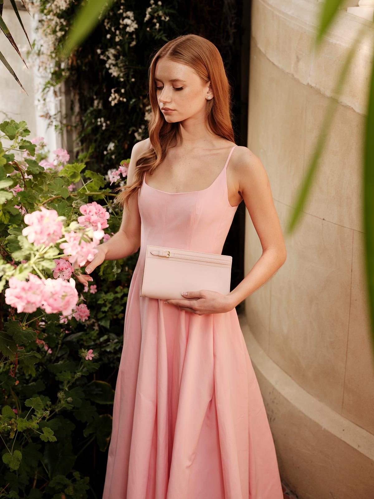 Tusting Eden Leather Clutch Bag