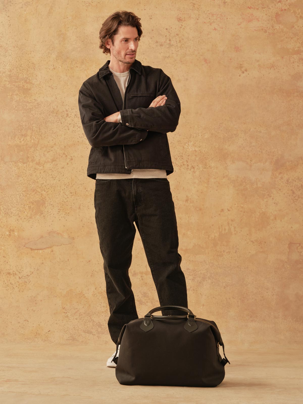 Explorer Canvas and Leather Medium Weekend Bag – Tusting