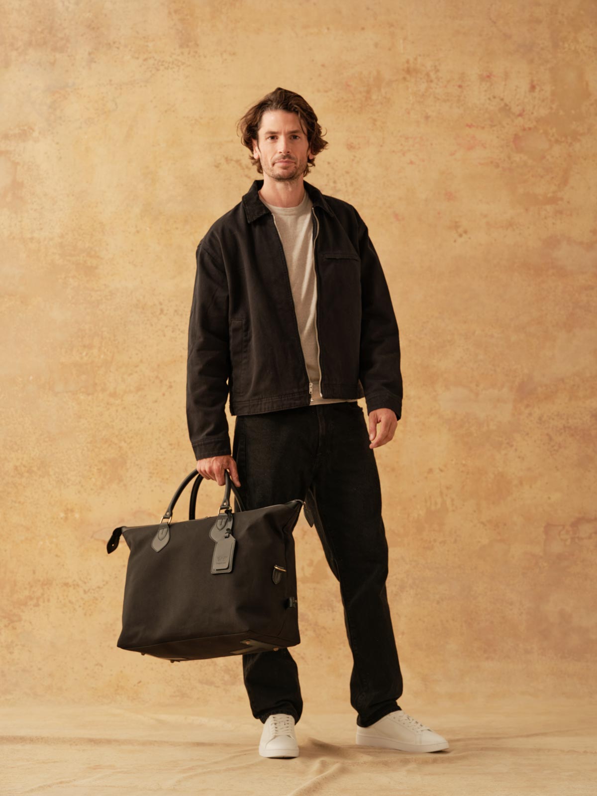 Explorer Canvas and Leather Medium Weekend Bag – Tusting