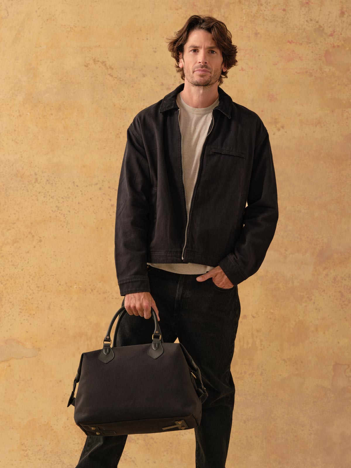 Explorer Canvas and Leather Small Overnight Bag – Tusting