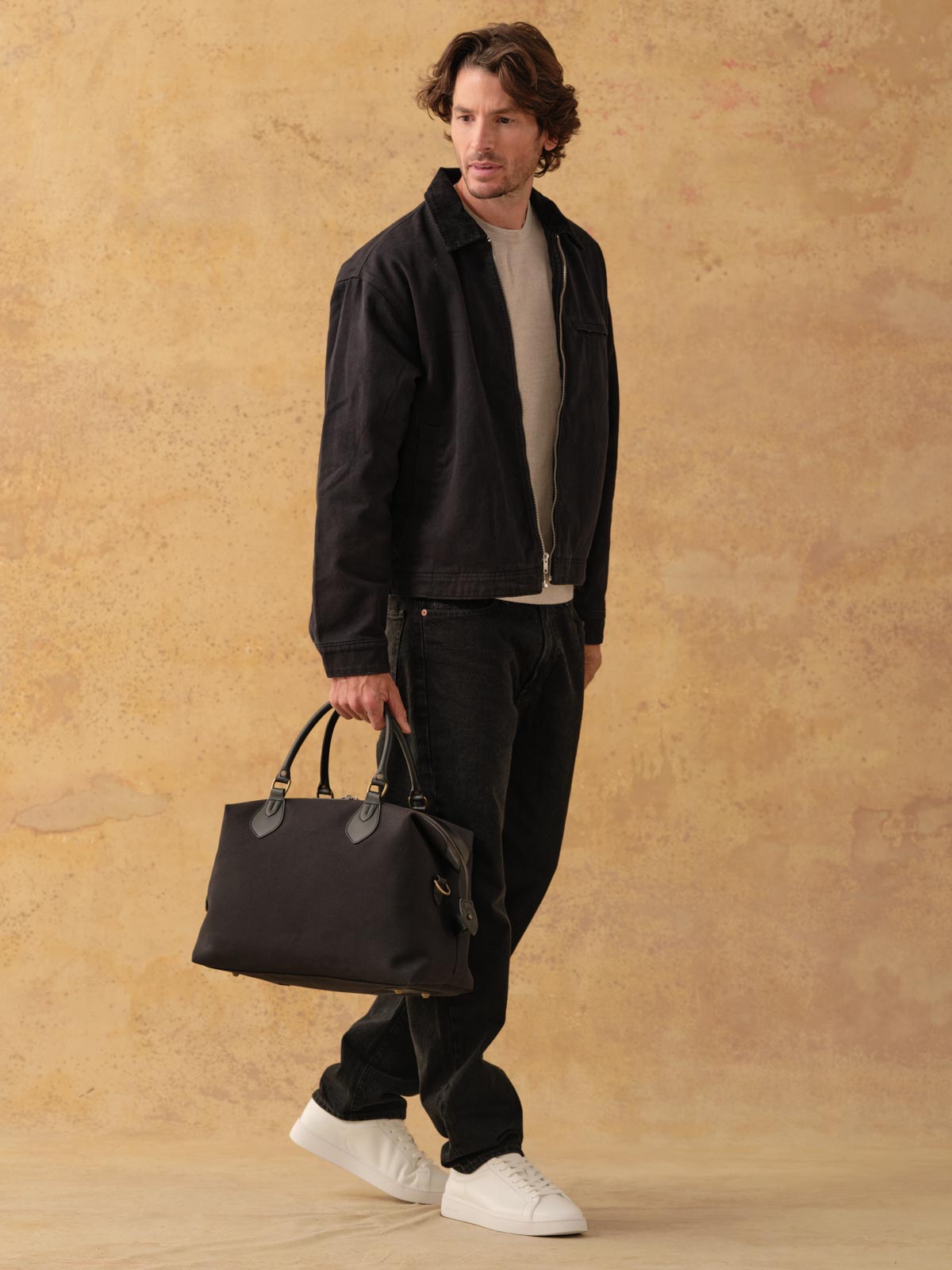 Explorer Canvas and Leather Small Overnight Bag – Tusting