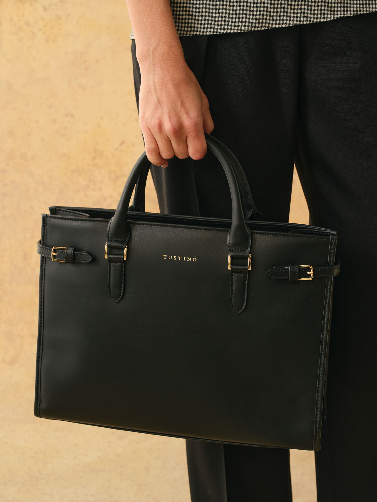 Tusting Kimbolton Classic Leather Work Bag for Women