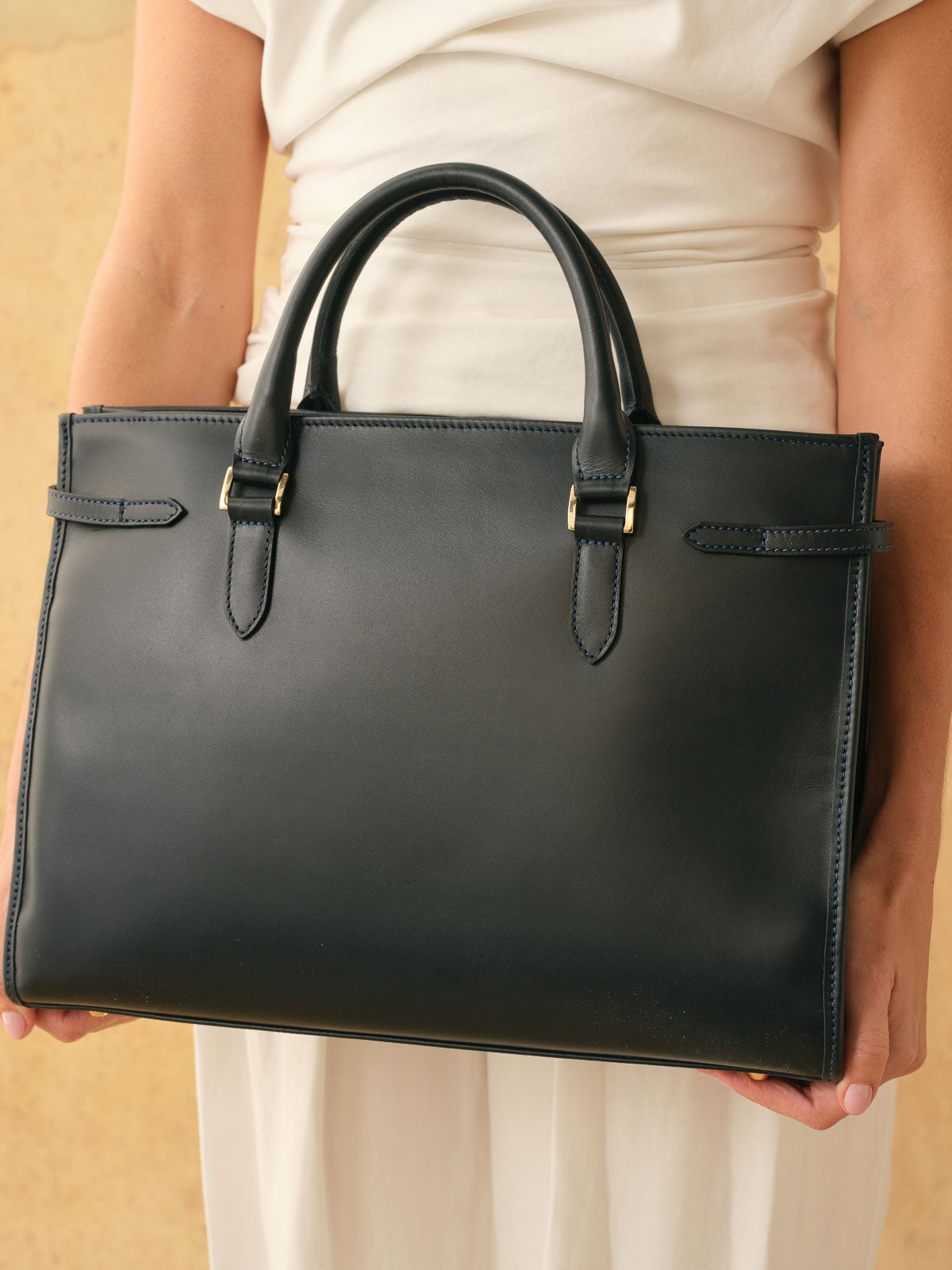 Tusting Kimbolton Classic Leather Work Bag for Women