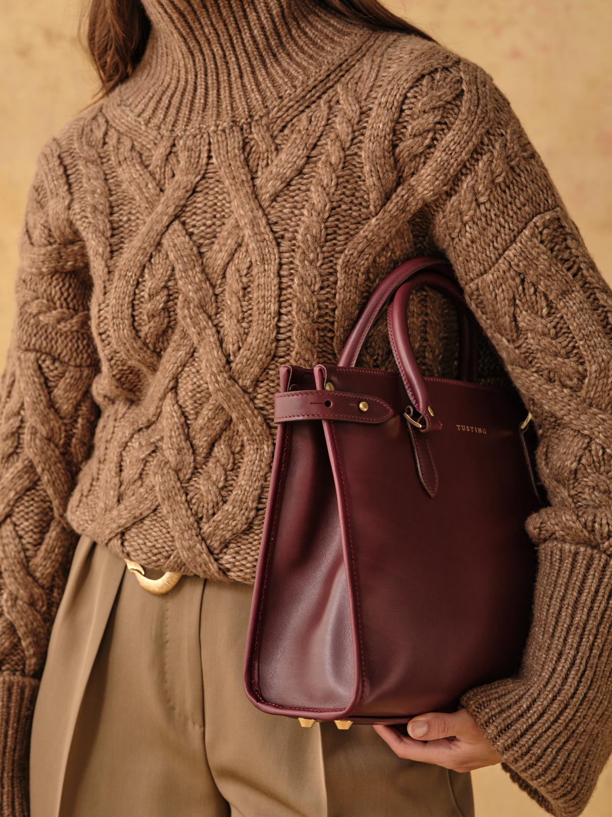 Tusting Kimbolton Classic Leather Work Bag for Women