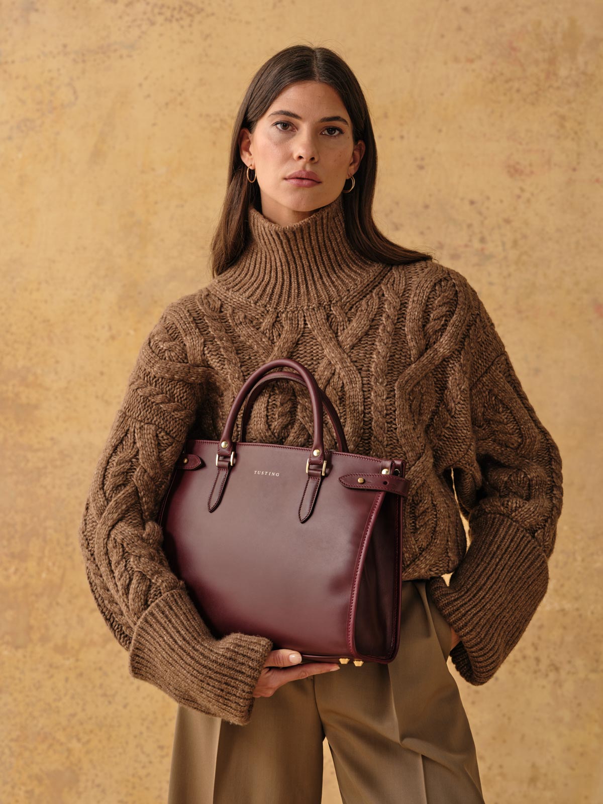 Tusting Kimbolton Classic Leather Work Bag for Women