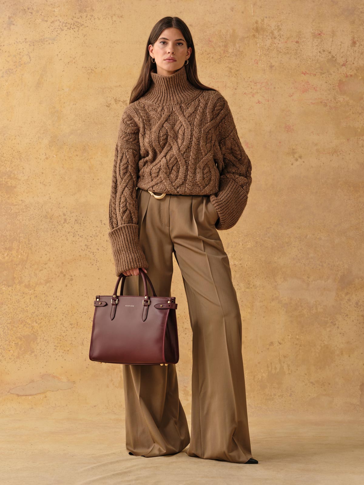 Tusting Kimbolton Classic Leather Work Bag for Women