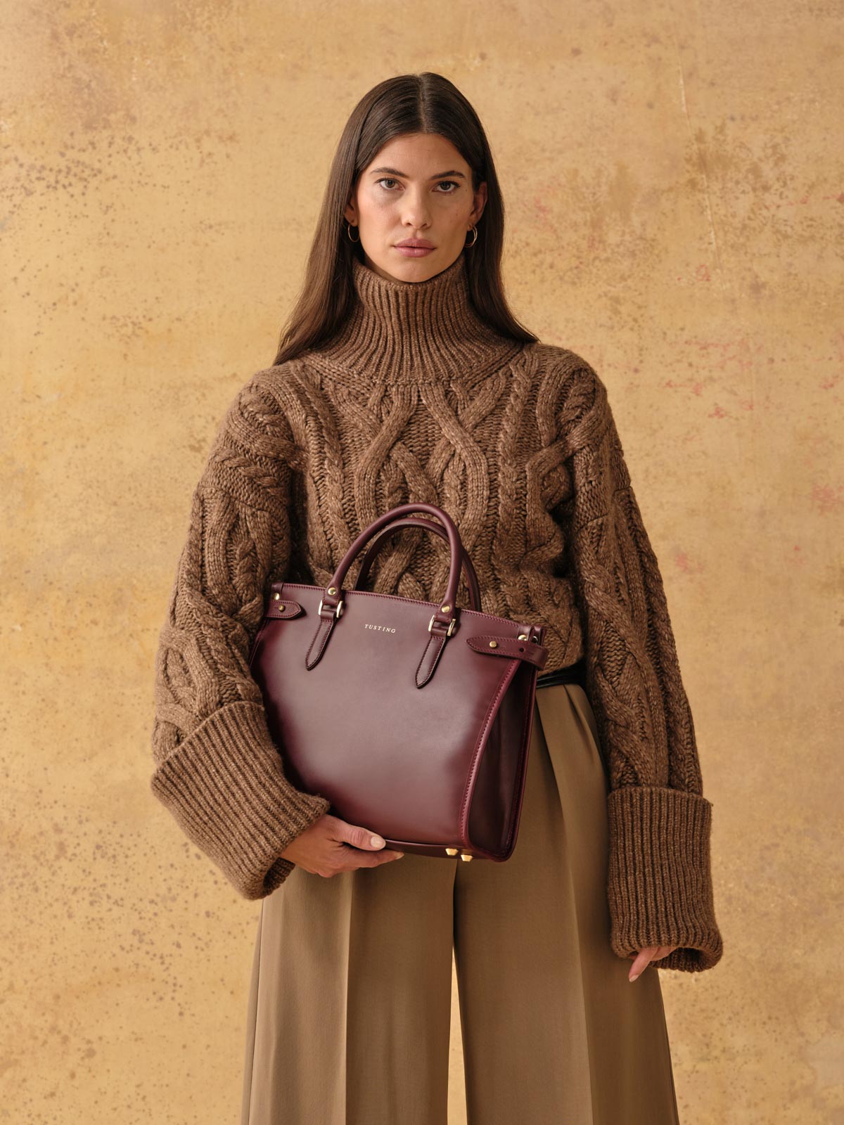 Tusting Kimbolton Classic Leather Work Bag for Women