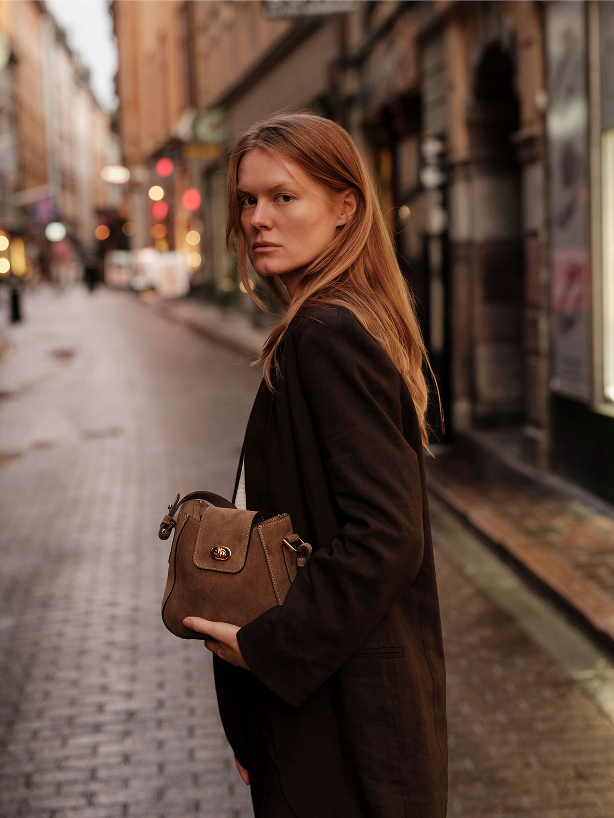 Tusting Mini Hazel Leather Crossbody Shoulder Bag