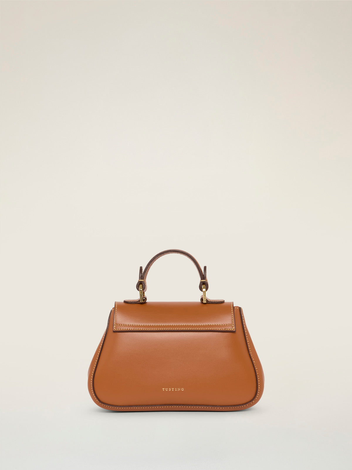 Tusting Mini Holly Leather Top Handle Handbag