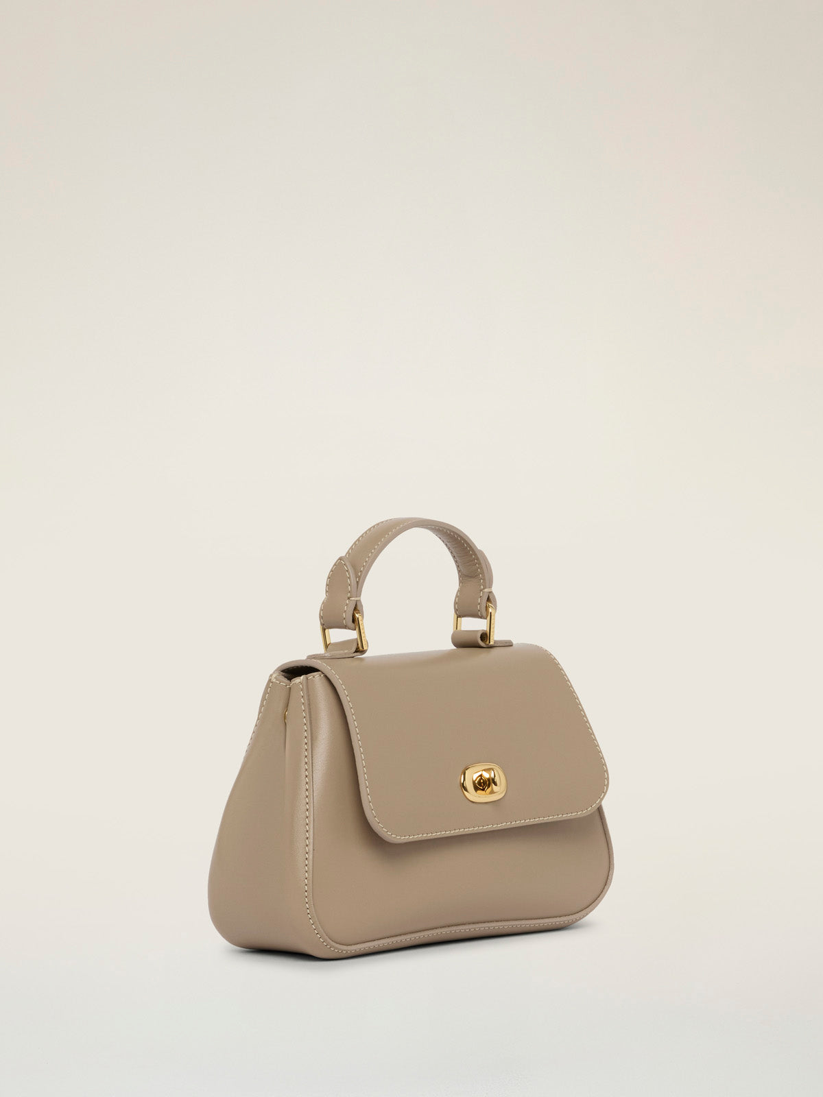 Tusting Mini Holly Leather Top Handle Handbag