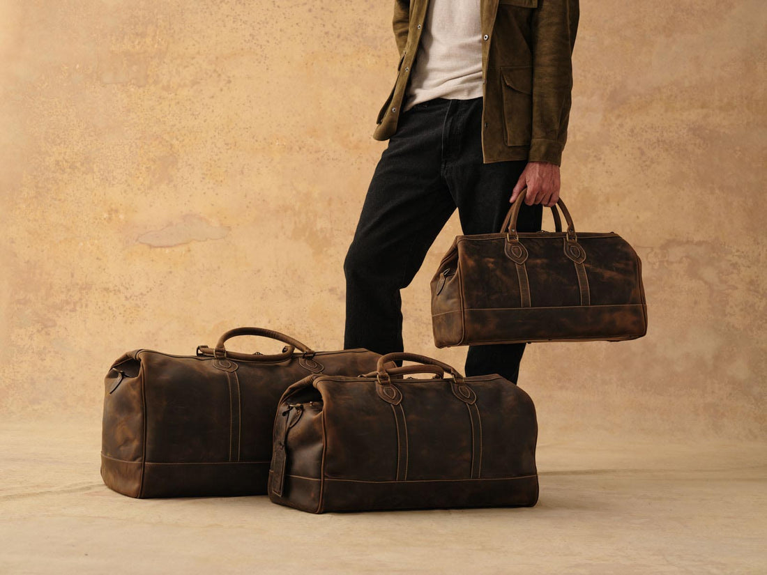 Weekender - Large Leather Weekend Bag – Tusting