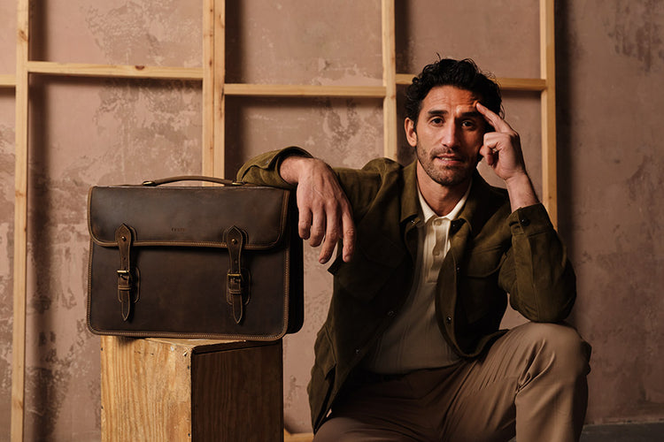 The Wymington – a Classic Leather Briefcase – Tusting