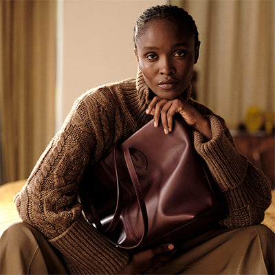 Tusting Mini Holly Leather Top Handle Handbag