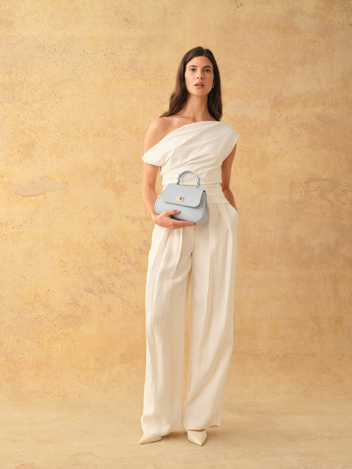 Tusting Mini Holly Leather Top Handle Handbag