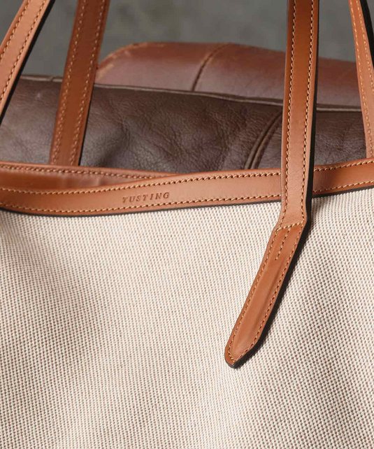 Tusting Como Linen Canvas Tote Bag