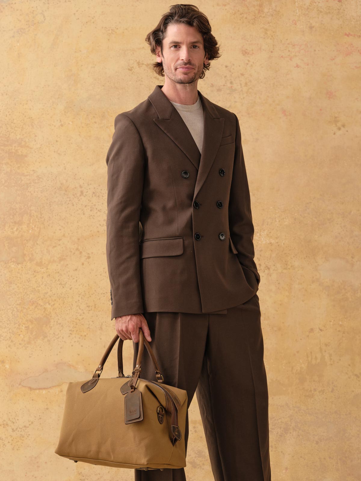 Explorer Canvas and Leather Small Overnight Bag – Tusting