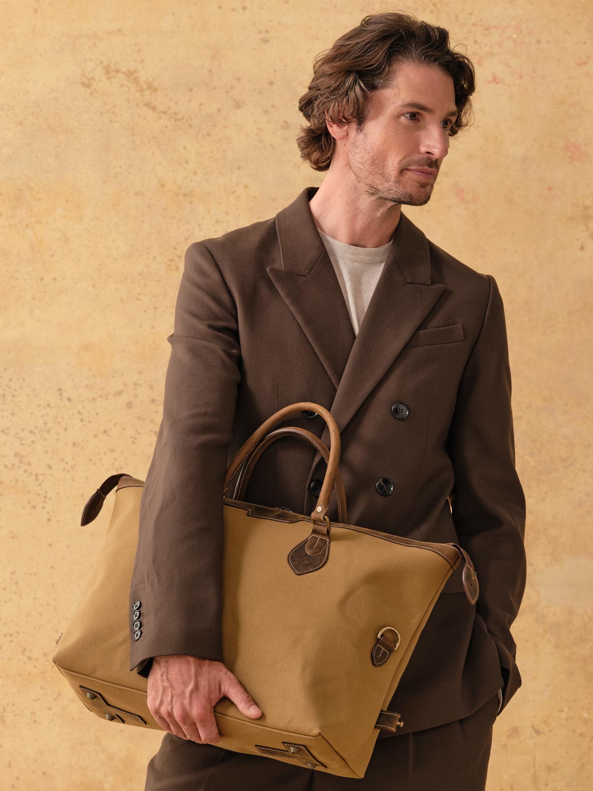 Explorer Canvas and Leather Small Overnight Bag – Tusting