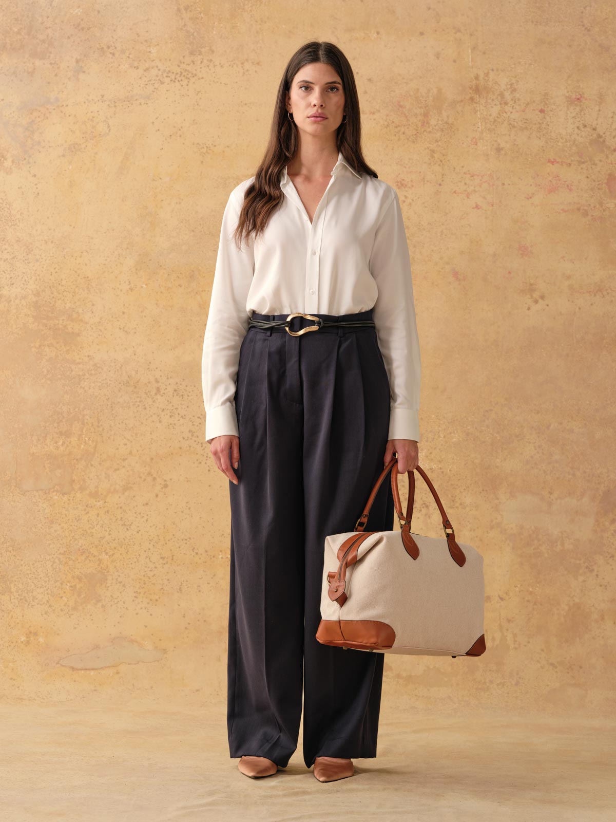 Explorer Canvas & Leather Travel Holdall, Made in England by Tusting