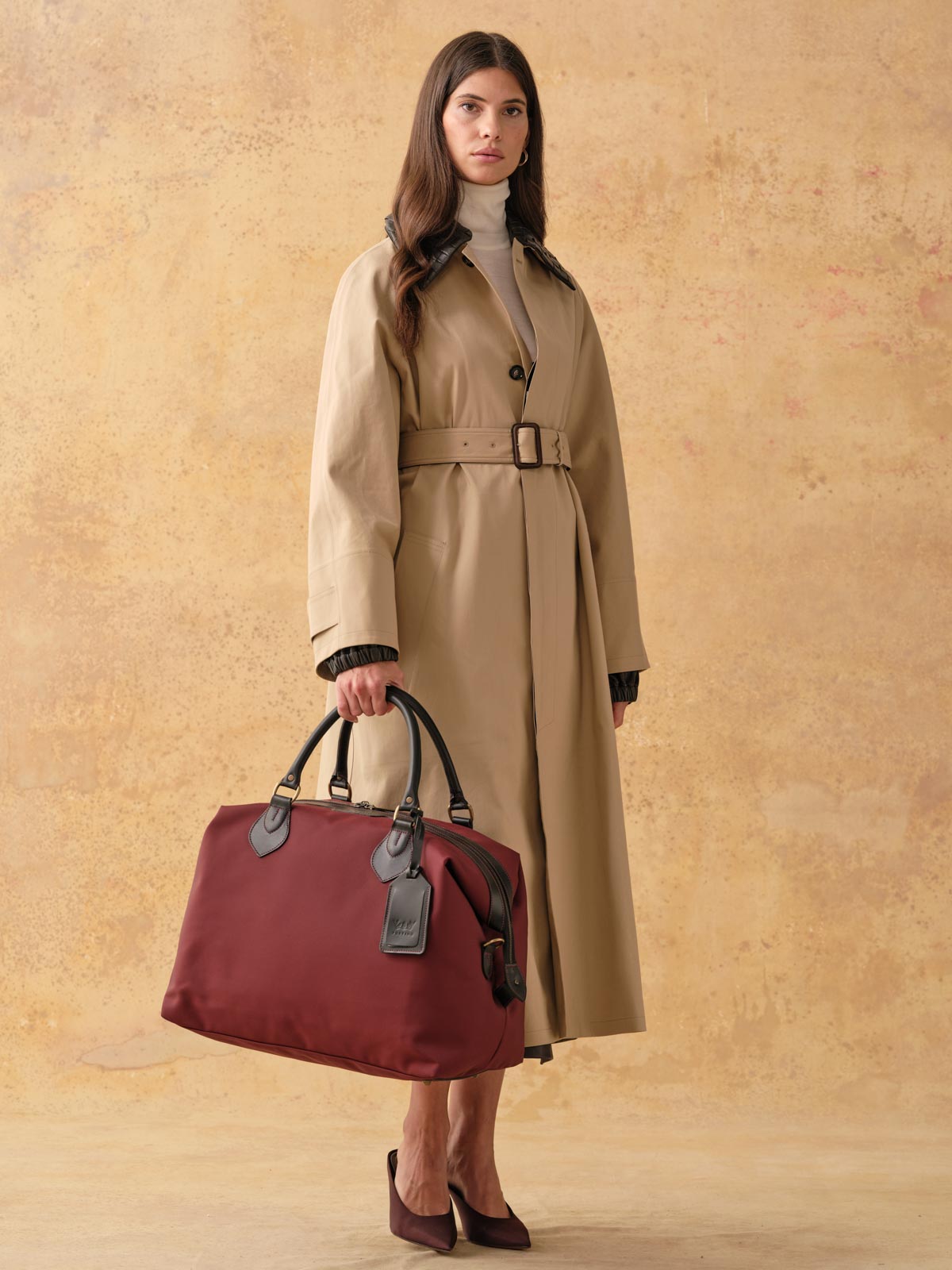 Explorer Canvas & Leather Travel Holdall, Made in England by Tusting